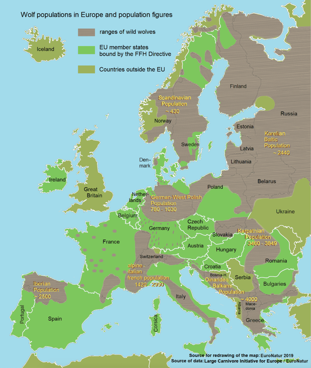 Europe – World Wildlife Info